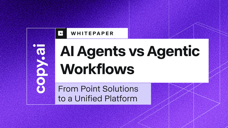AI Agents vs Agentic Workflows - Resources - GTM AI Platform
